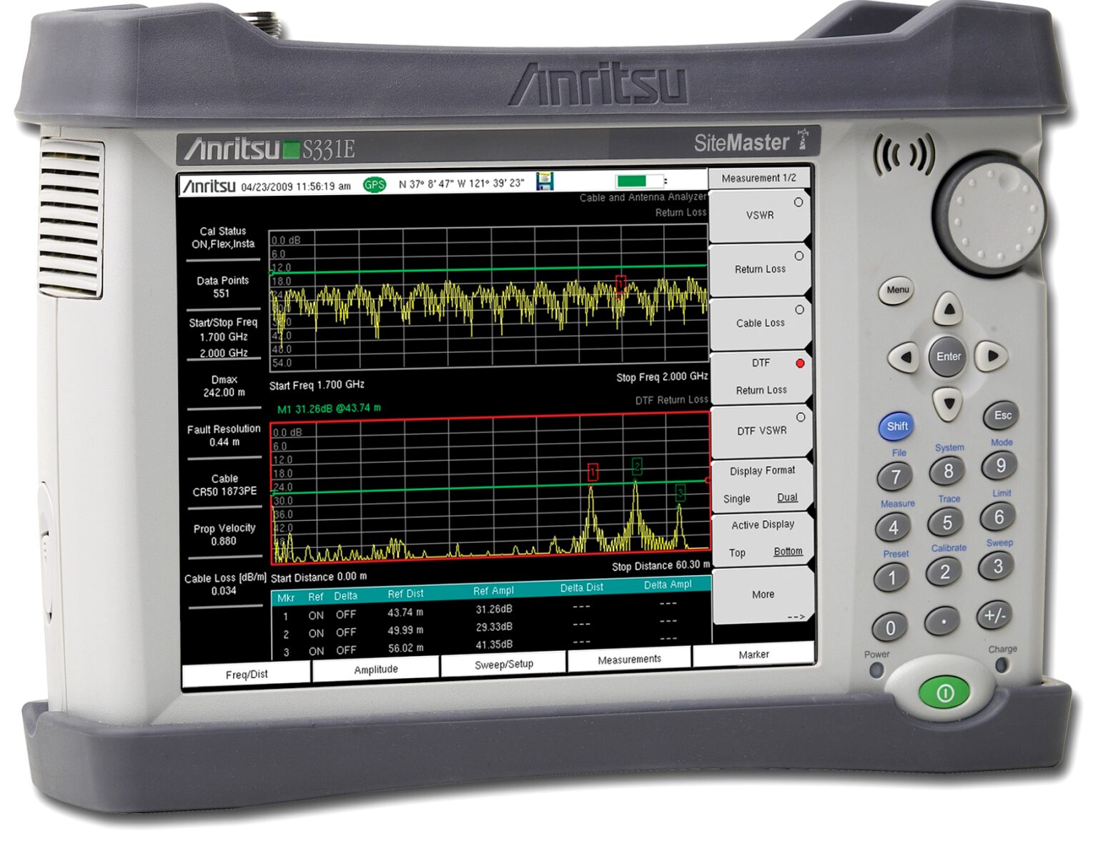 s331e Anritsu testeur d'antennes et de câbles